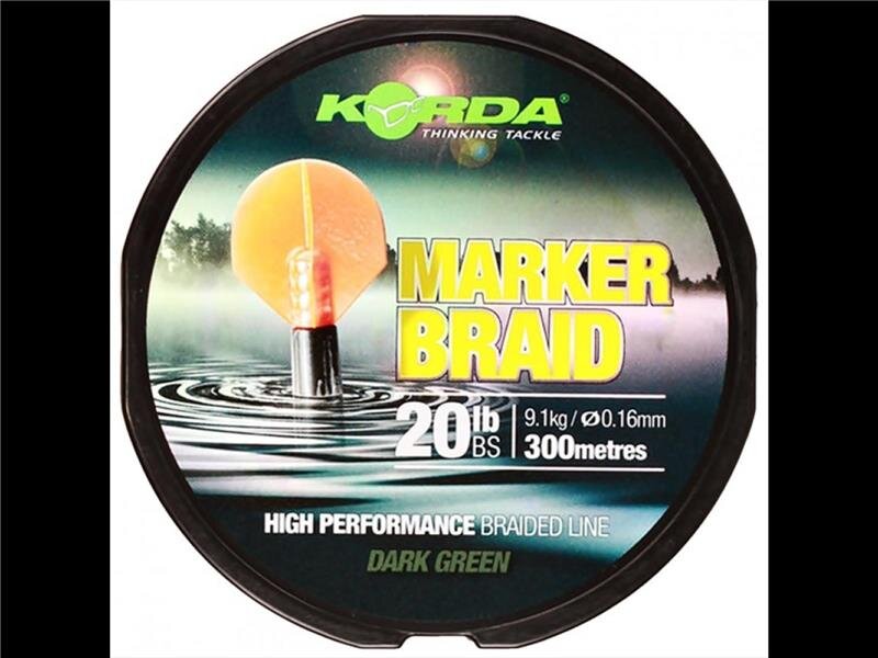 Korda Marker Braid 20lb-0,16mm. 300m, 39,95