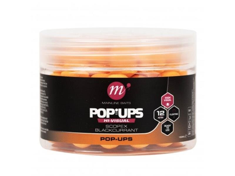 Mainline - High Visual Mini Pop-ups Scopex & Blackcurrant 12mm, 12,49
