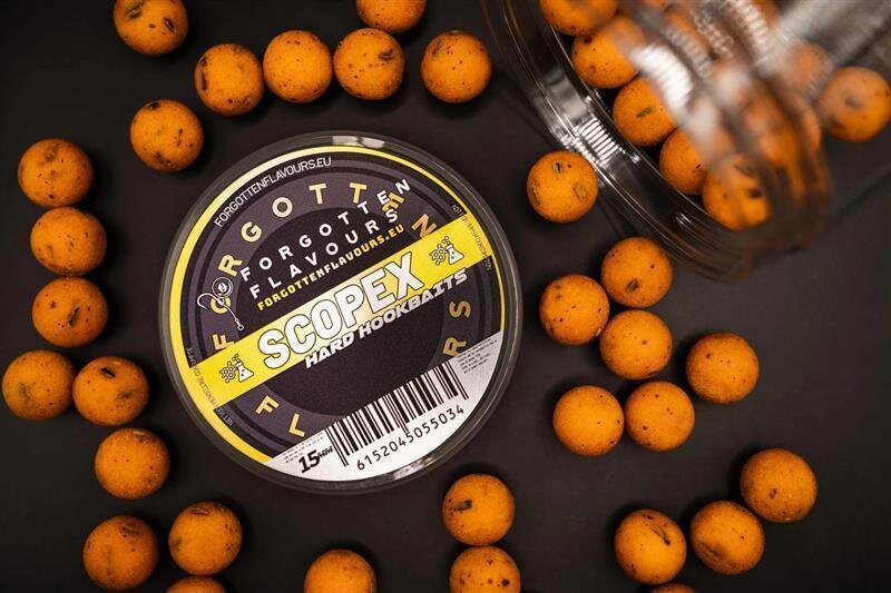 Forgotten Flavours Scopex hard hookbaits, 8,99